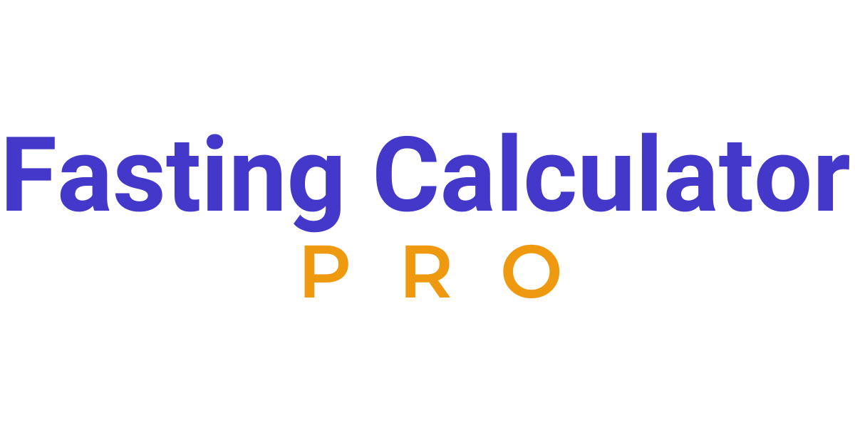 Intermittent Fasting Calculator - Fasting Calculator Pro